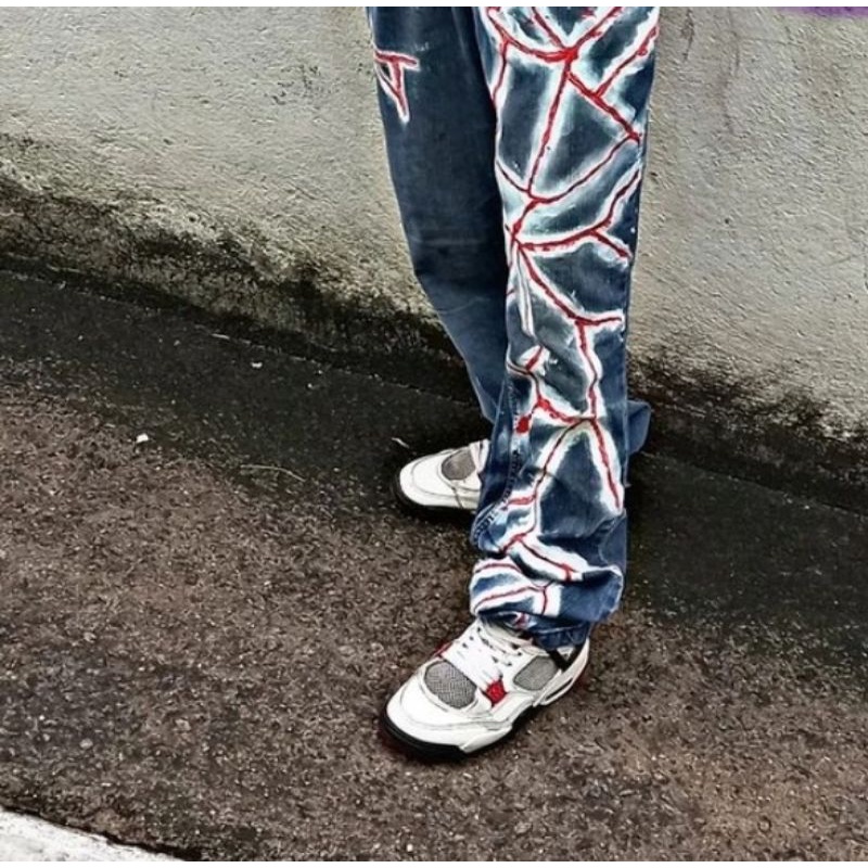 Calça-Raios-Y2k | Shopee Brasil
