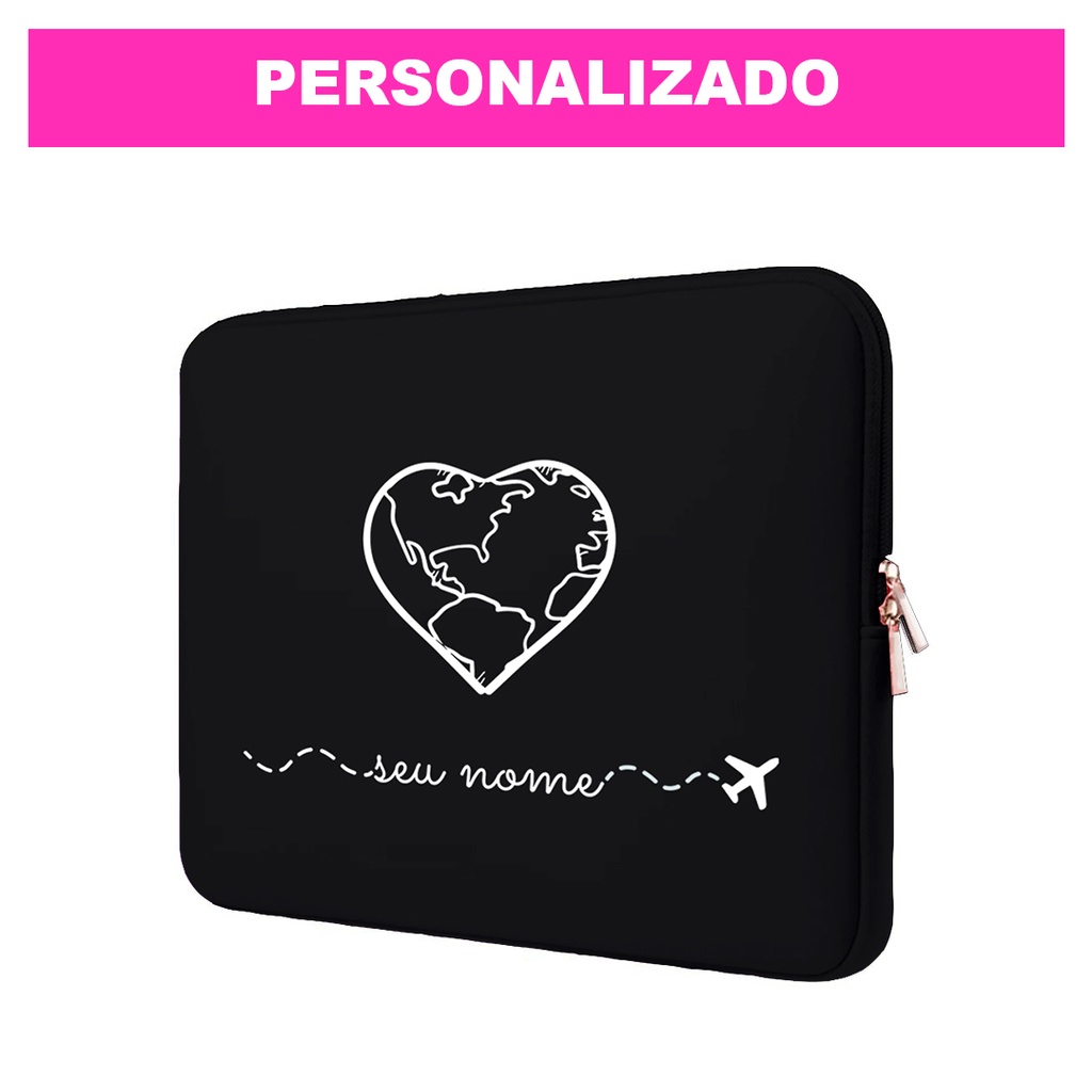 Capa Case Pasta Maleta Notebook Macbook Ultrabook Neoprene 15.6/14.1/13 ...