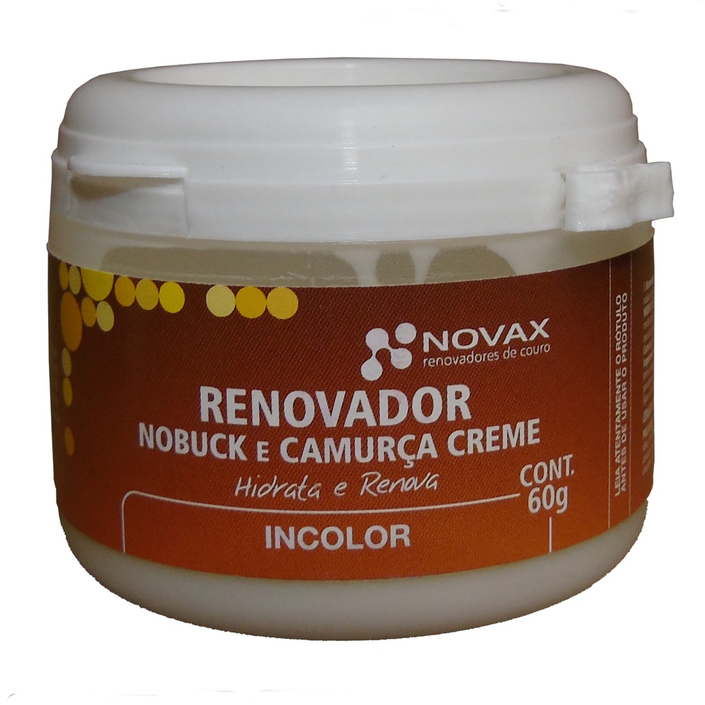Renovador Nobuck E Camurça Novax 60g - Creme Para Hidratar E Renovar A ...