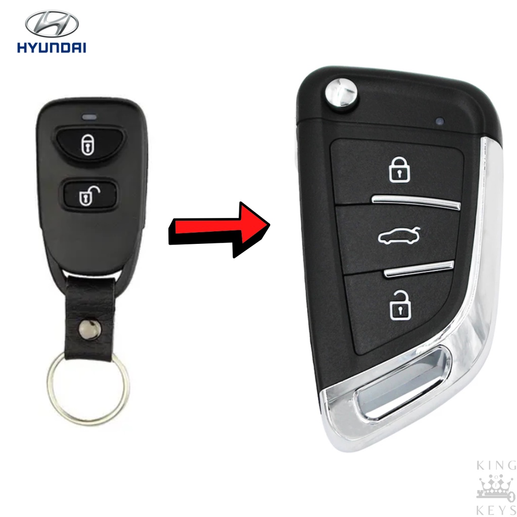 Chave Canivete Completa Hyundai Tucson 2007 A 2017 | Shopee Brasil