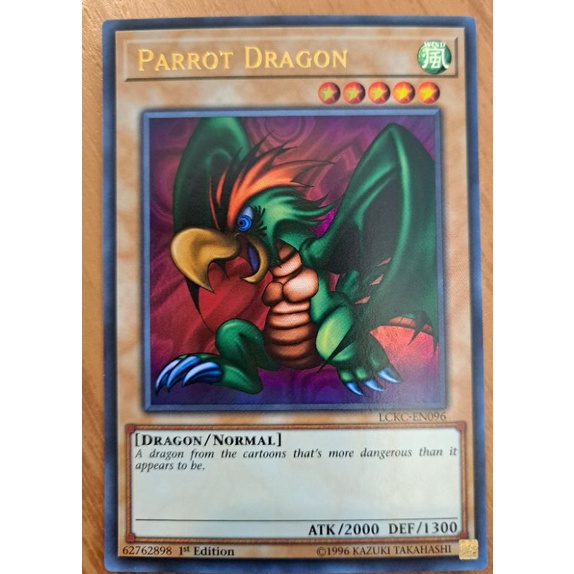 Card Yugioh Parrot Dragon original e nova | Shopee Brasil
