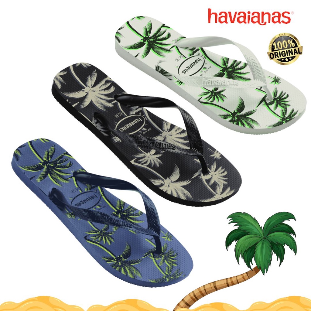 Chinelo Masculino Havaianas Aloha Original Clima de Praia | Shopee Brasil