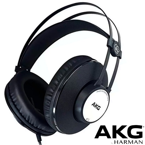 Fone de Ouvido AKG K72 Headphone Profissional Over-Ear Black | Shopee Brasil