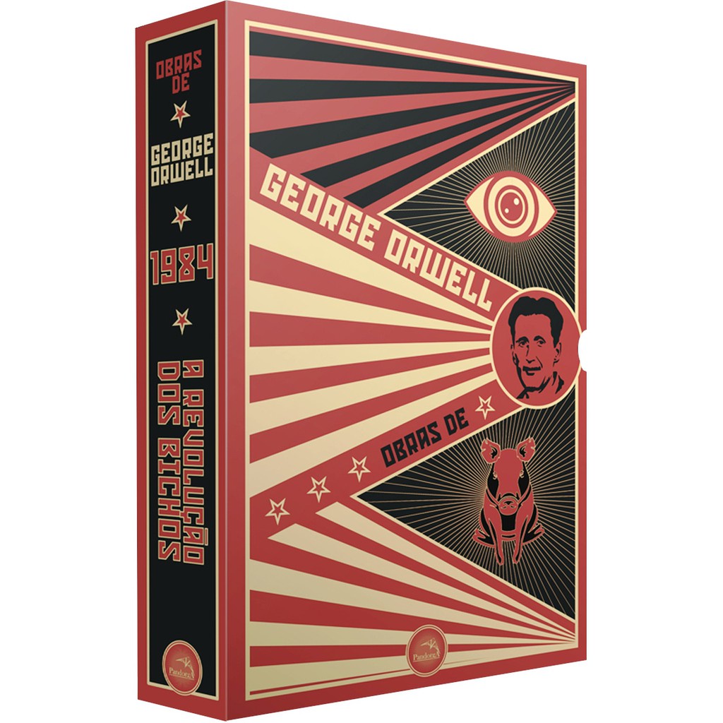 Box c/ 2 Livros Revolução Dos Bichos + 1984 - George Orwell + Pôster ...