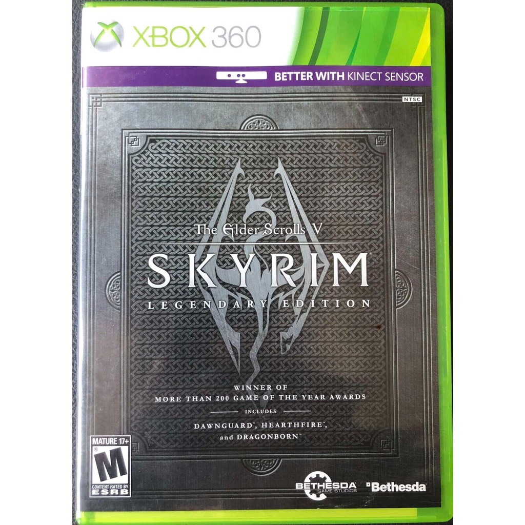 Skyrim Legendary Edition (2 discos) Xbox 360 - Escorrega o Preço