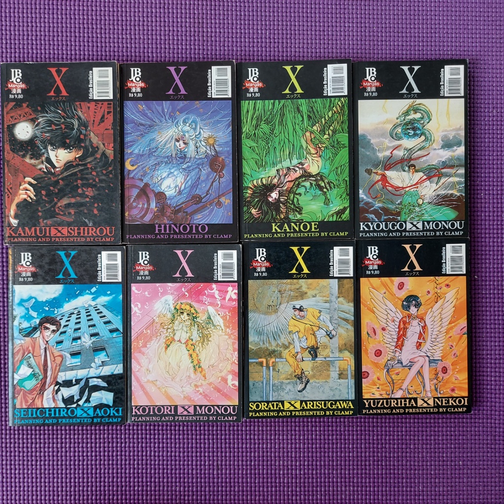 X 1999 X CLAMP N°: 01 ao 18 (FALTA O N°: 16) MANGÁ PT BR JBC CLAMP PACOTE | Shopee Brasil