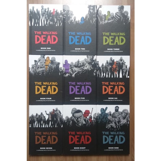 The Walking Dead HQ - Livro 1 ao 9 (1-108) - Capa Dura (INGLÊS ...