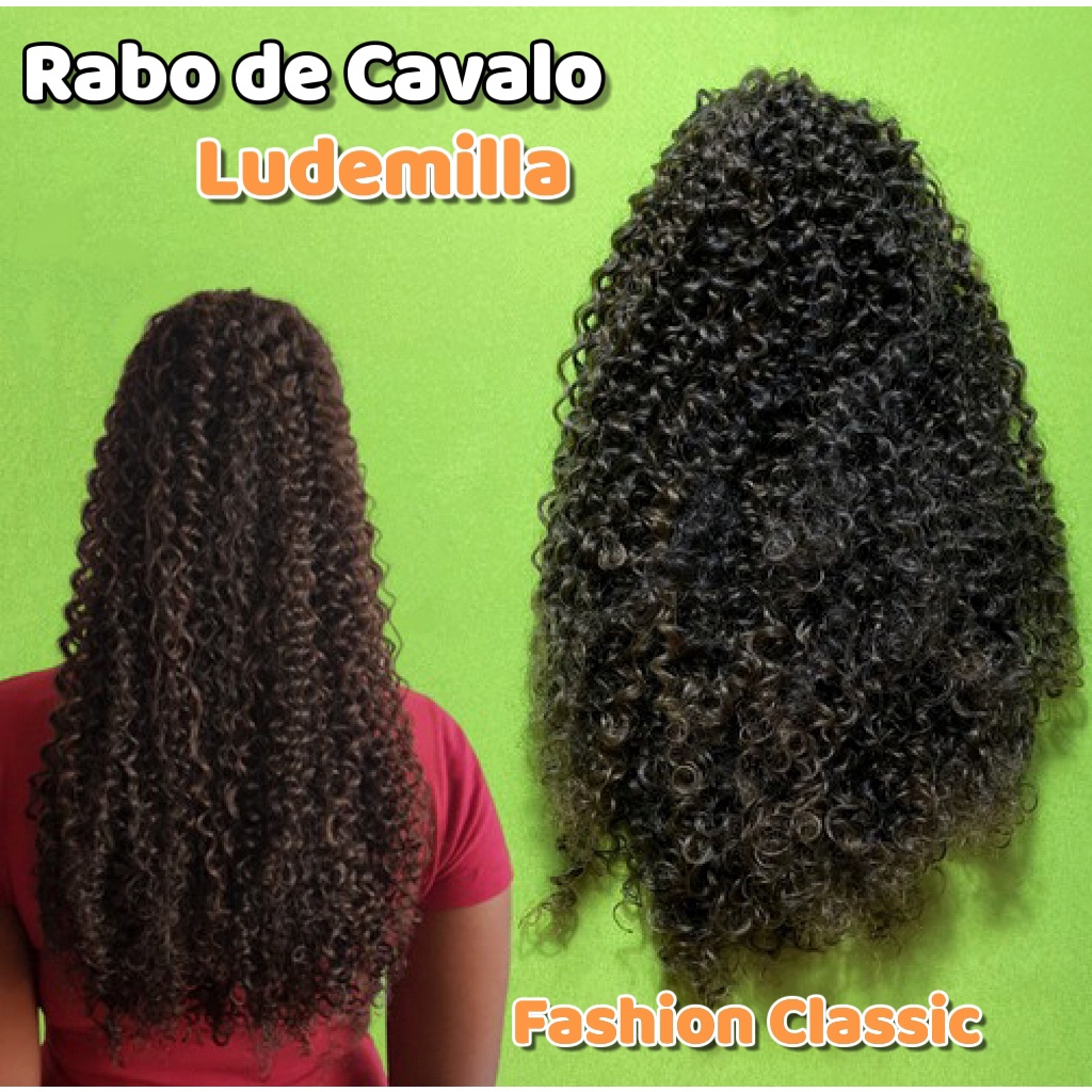 Aplique Rabo de Cavalo LUDEMILLA 65cm - Bio Fibra - Fashion Classic ...