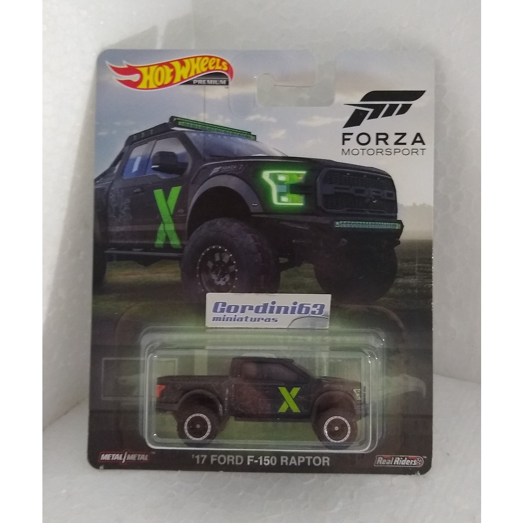 Hot Wheels Premium '17 Ford F-150 Raptor - Forza Motorsport - Escorrega ...