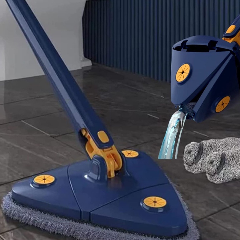 Rodo Triangular de chão MOP Cantos Limpeza mágica eficiente Auto ...