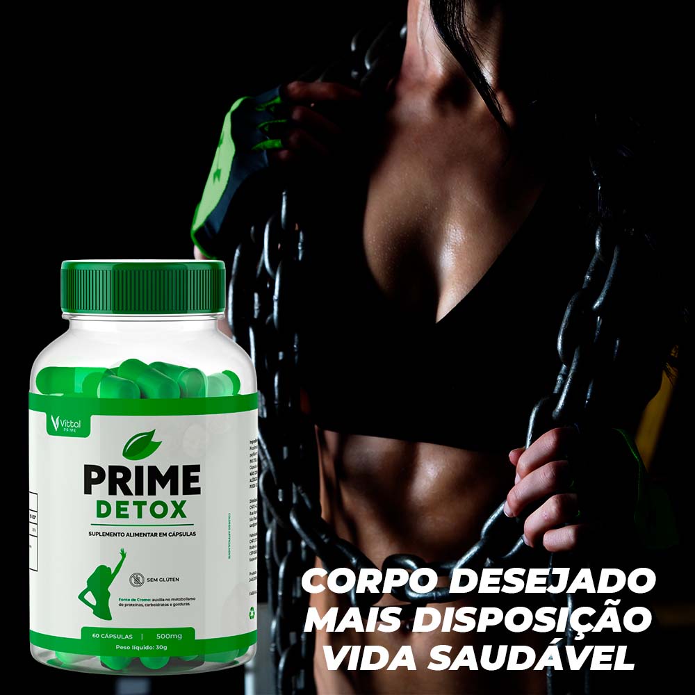 Prime Detox - Suplemento Alimentar - 60 Cápsulas Original | Shopee Brasil