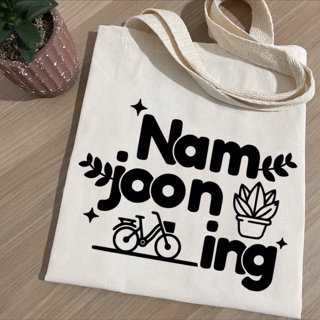 Ecobag Namjooning - Tote bag BTS - RM - Namjoon | Shopee Brasil