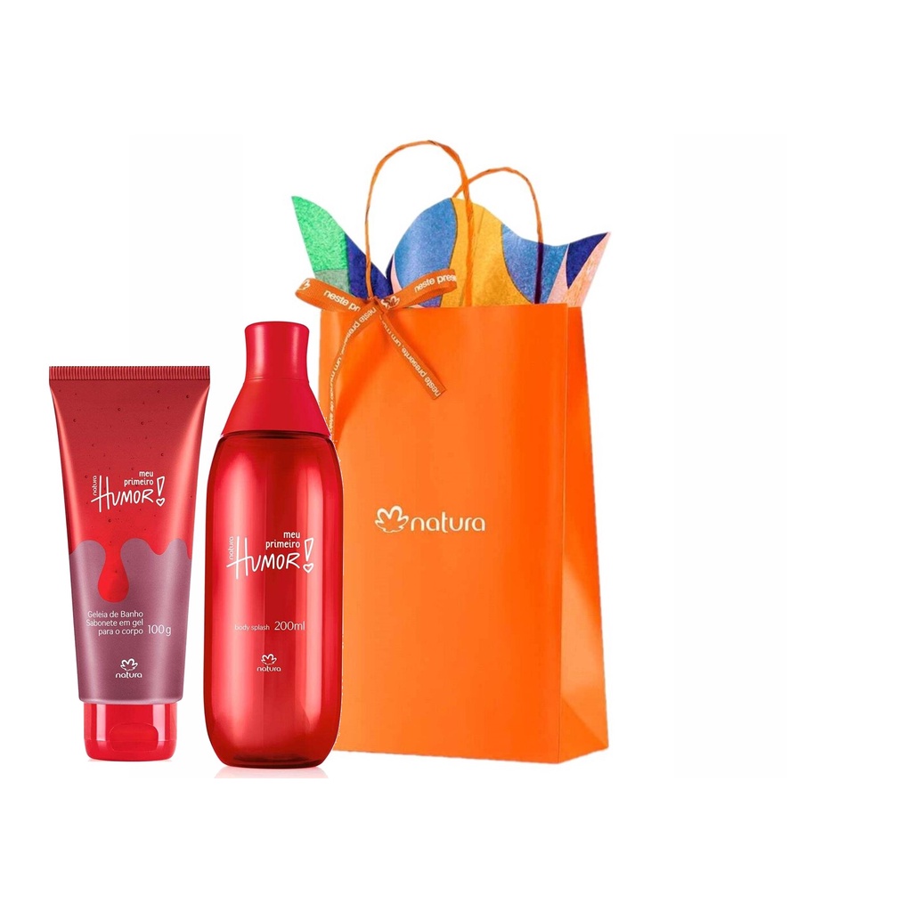 Kit Perfume Corporal Meu Primeiro Humor 200ml + Geléia de Banho 100g ...