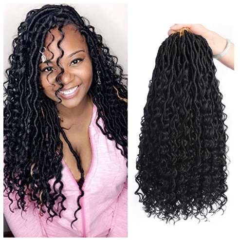 Cabelo Goddess Faux Locs- Cacheado -Dread | Shopee Brasil