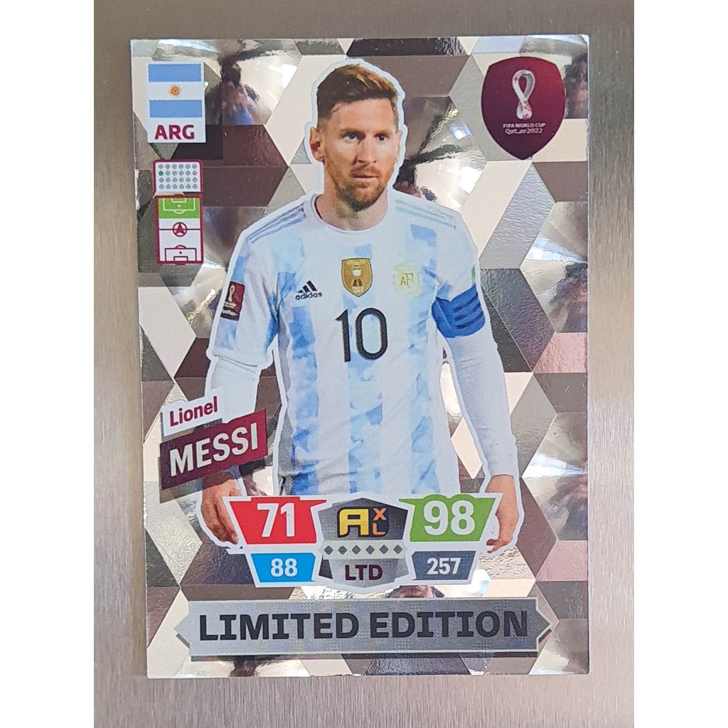 Card Copa Do Mundo 2022 - Messi Limited Edition | Shopee Brasil