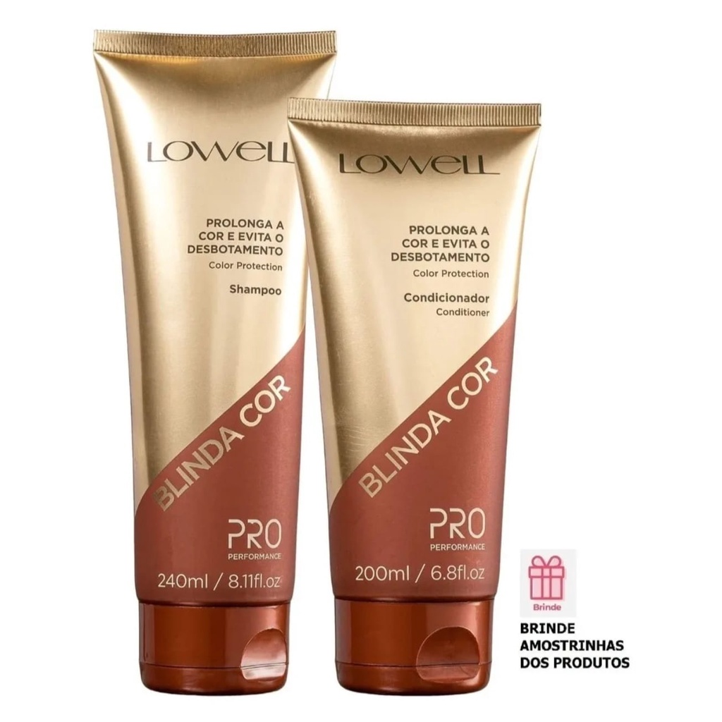 Kit Blinda Cor Pro Performance Shampoo 240ml Condicionador | Shopee Brasil