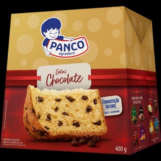 PANCO PANETTONE GOTAS CHOCOLATE 400g | Shopee Brasil