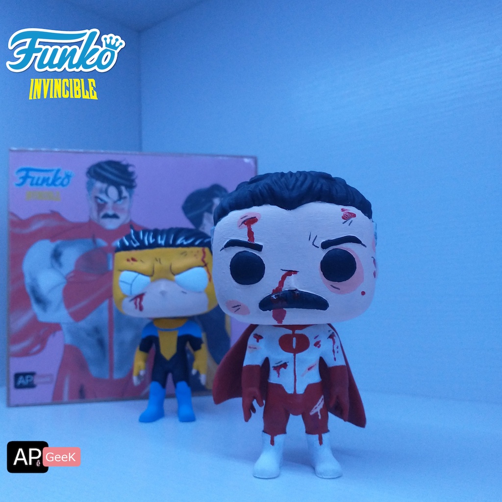 Funko POP Custom - Invincible & Omni-Man (Estilo Cartoon) | Shopee Brasil