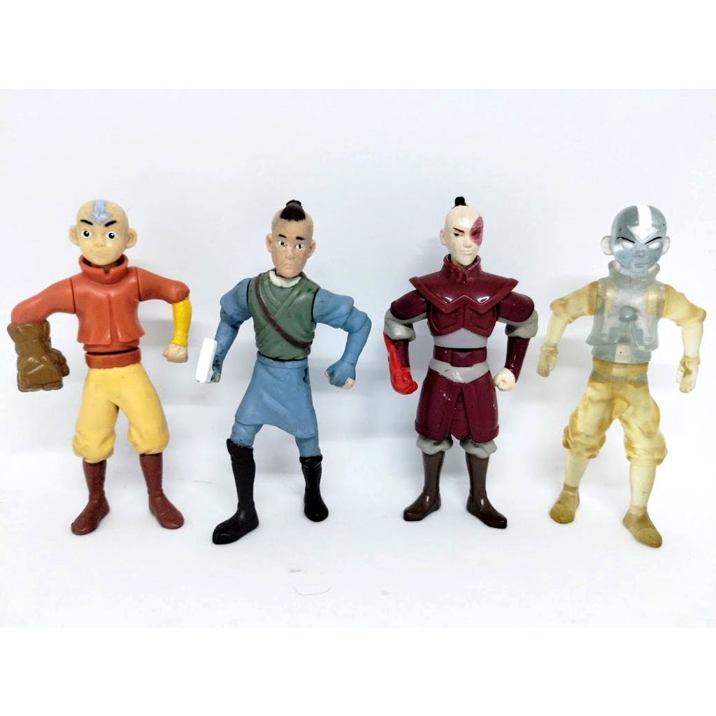 Bonecos Avatar O Último Mestre do Ar Zuko, Aang Sokka McDonald's - Faz ...