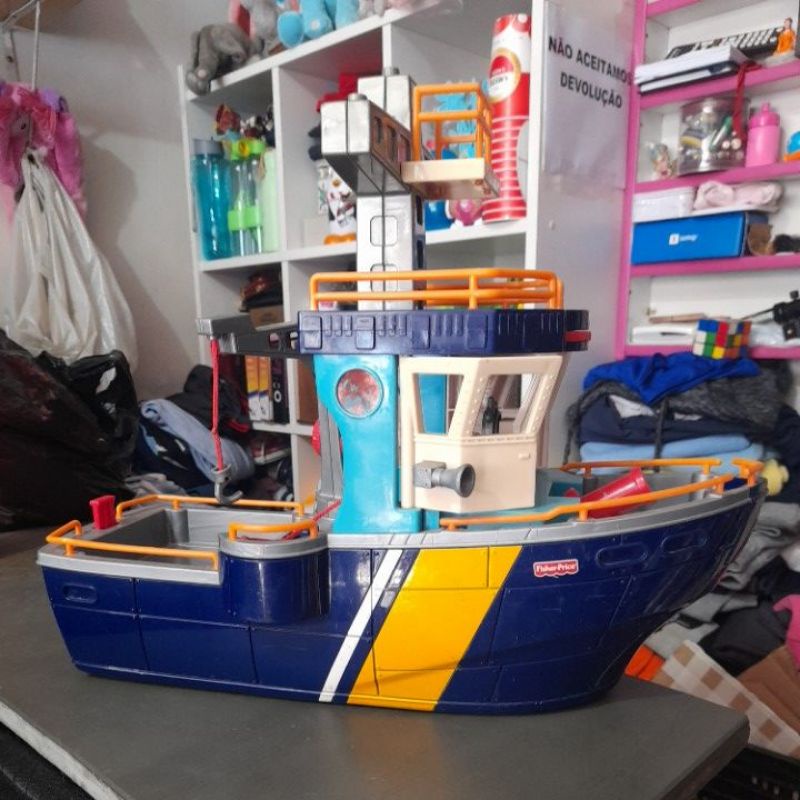 Brinquedo barco fisher price | Shopee Brasil