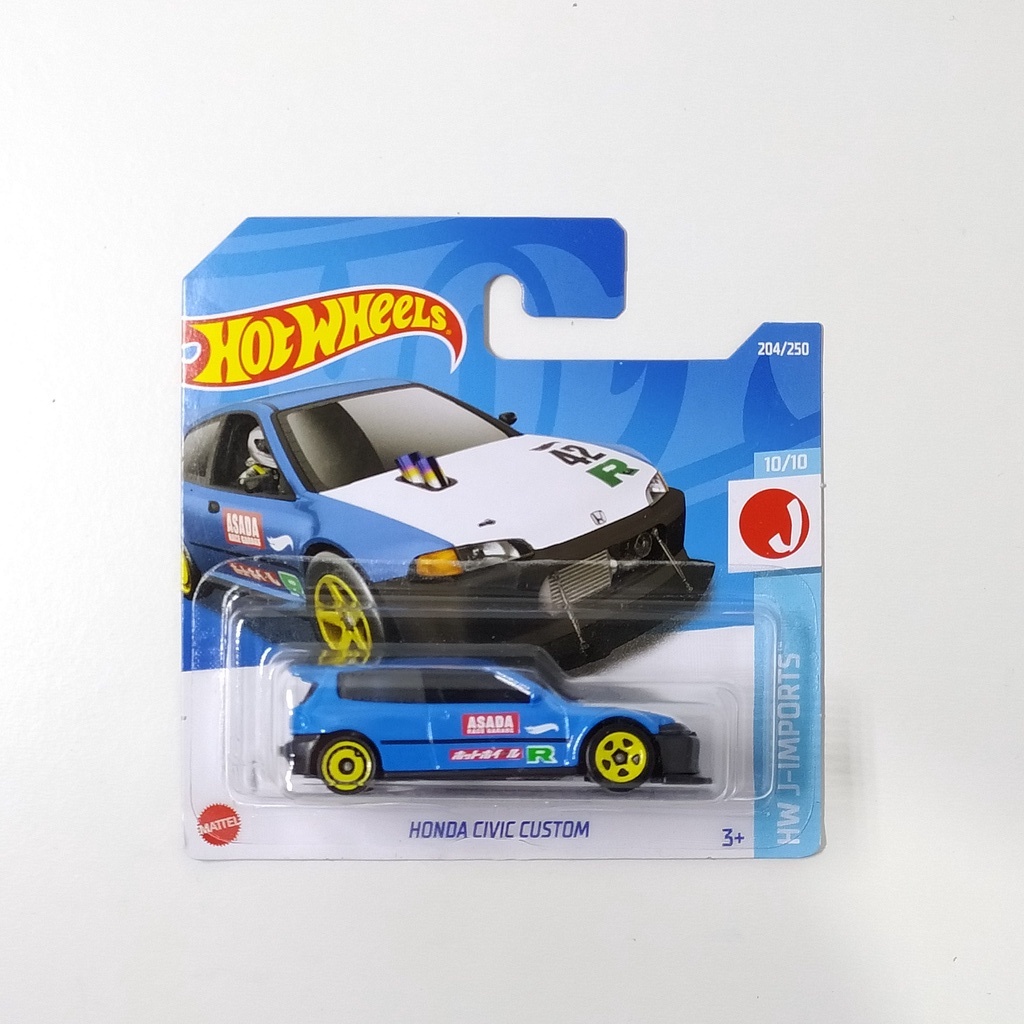 Hot Wheels Honda Civic Custom - HW J-Imports JDM | Shopee Brasil