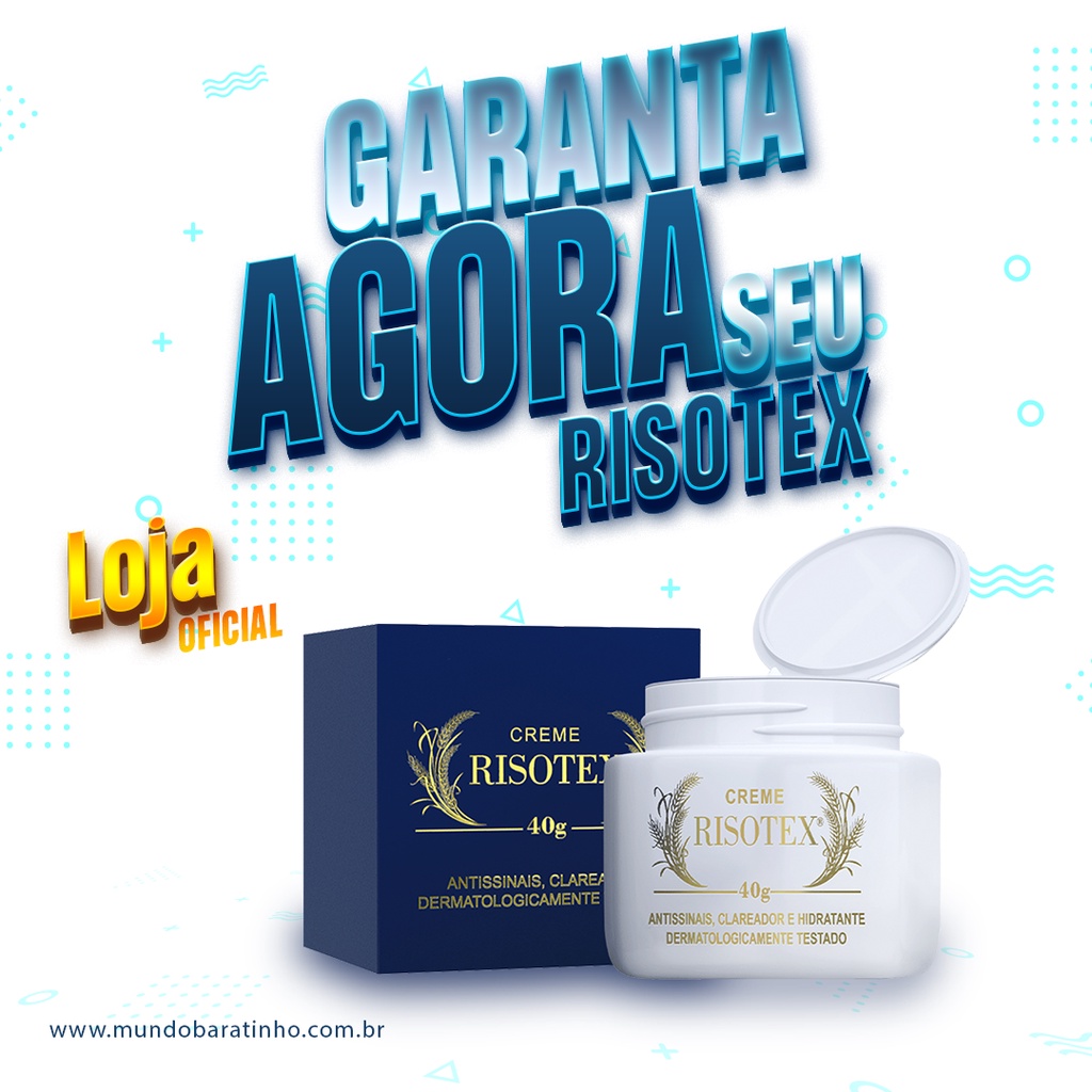 Creme Risotex Antissinais 40g - Original | Shopee Brasil