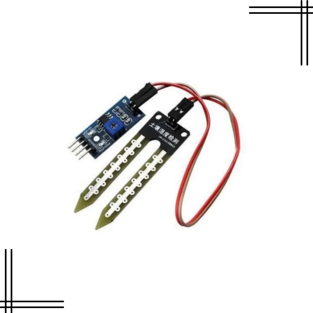Modulo Sensor De Umidade Solo Higrometro P Projeto Arduino Shopee Brasil