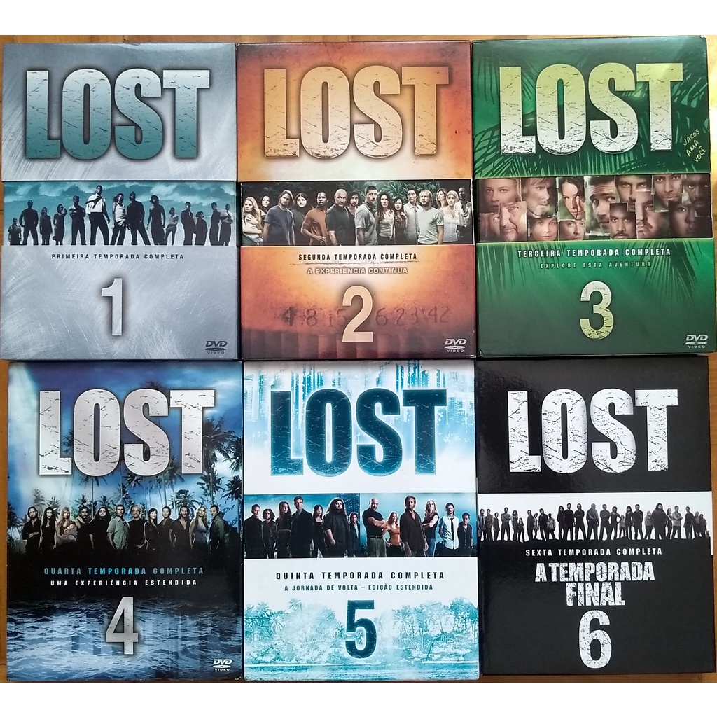 Série Lost - 6 Temporadas Completas (DVDs Originais) | Shopee Brasil