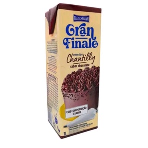 Chantilly De Chocolate Gran Finale 1L - FLEISCHMANN | Shopee Brasil