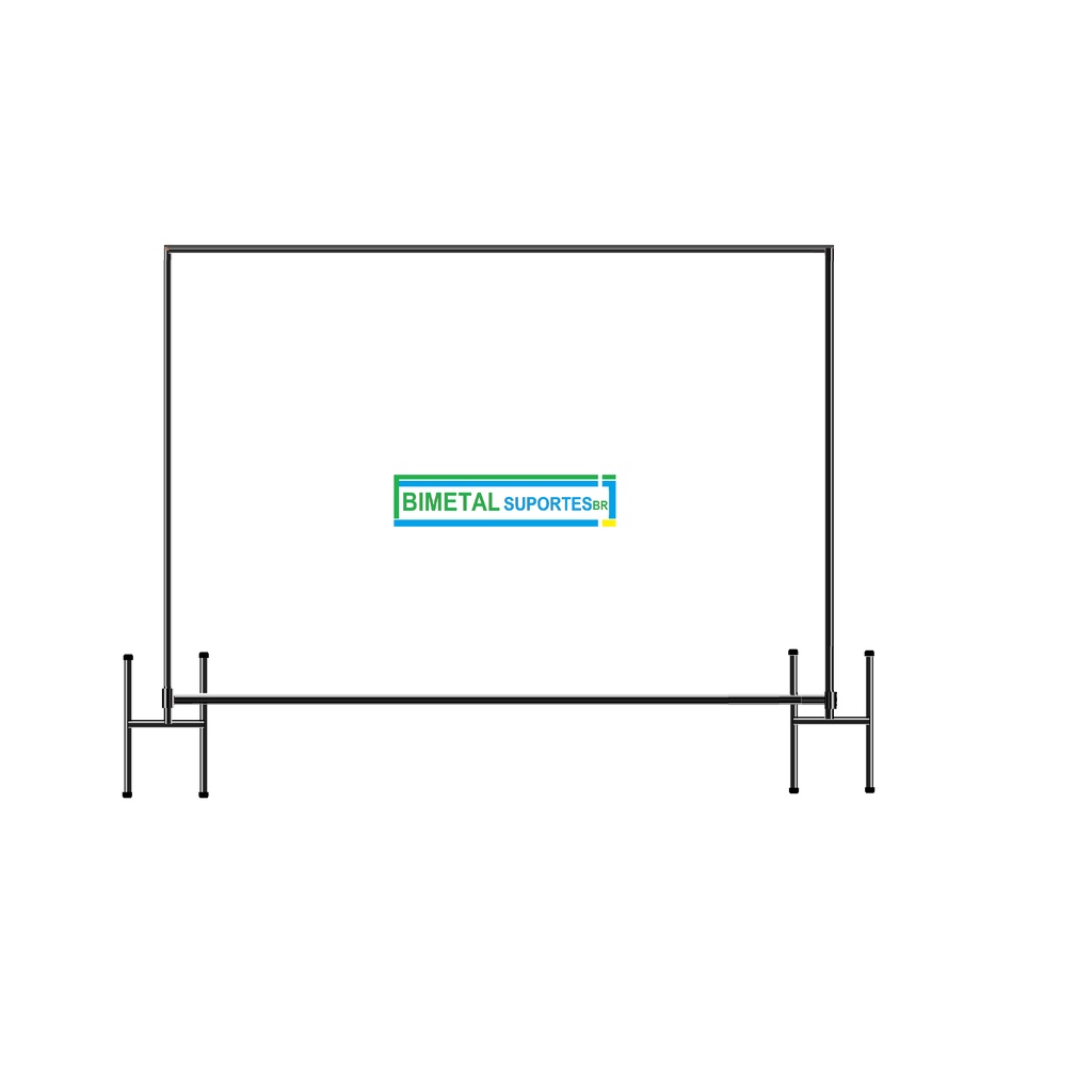 Estrutura Suporte Banner Painel Backdrop 2x2 Base Fechada | Shopee Brasil