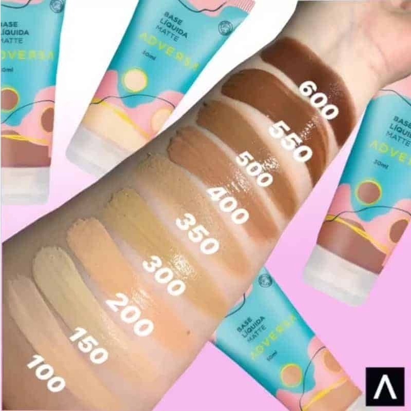 Base Líquida Matte Vegana Adversa - Alta Cobertura | Shopee Brasil