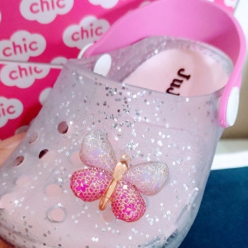 Chinelo Cros Babuche Infantil Menina Baby Bebe Nenem Modinha Barbie ...