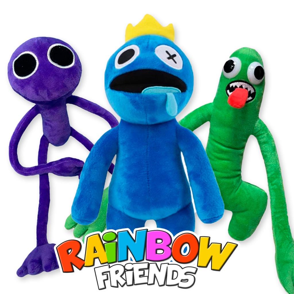 Kit Bonecos Rainbow Friends ALTA QUALIDADE - Roblox Blue, Green e ...