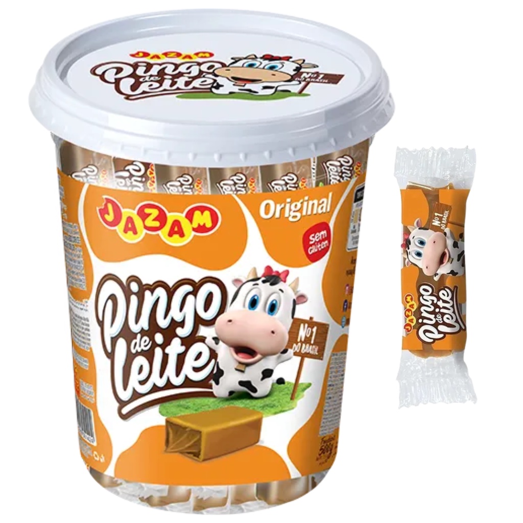 Pingo de Leite Tradicional c/50 unidades 500g - Jazam | Shopee Brasil