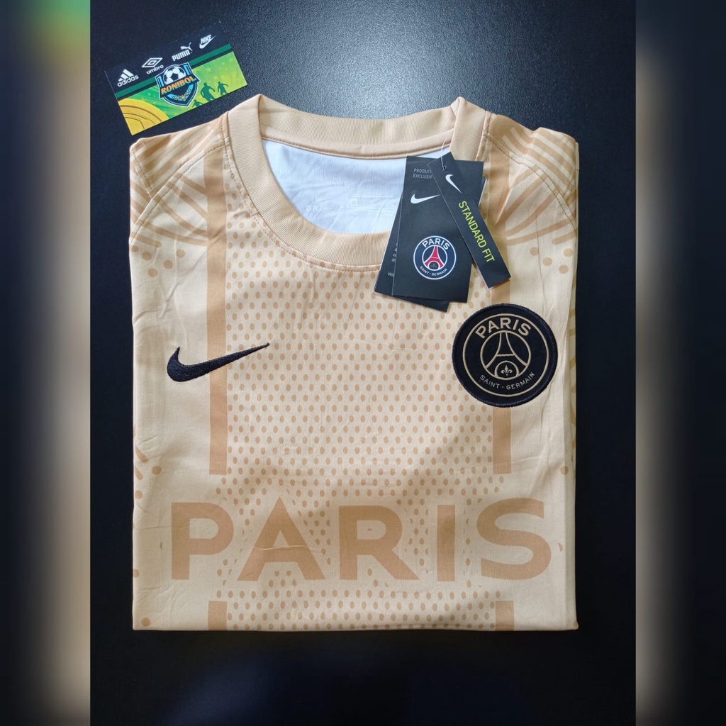 Camisa PSG Treino Gold 2020 Masculina | Shopee Brasil