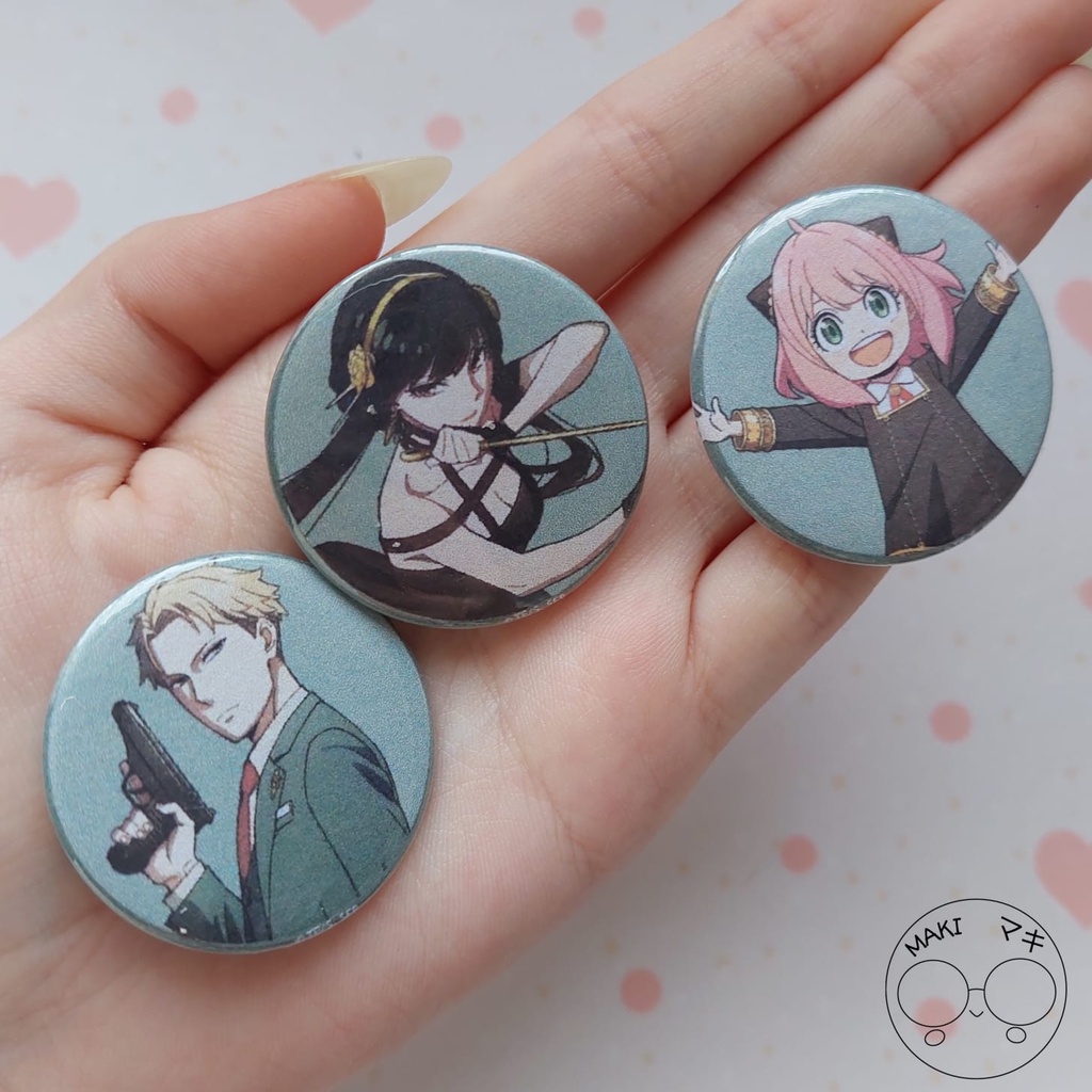 Kit Botton Spy Family - Anime | Shopee Brasil