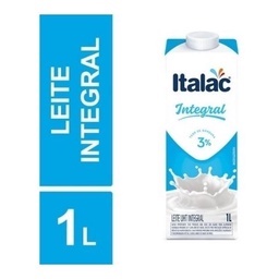 Leite UHT Integral Longa Vida 1L 1 UN Italac | Shopee Brasil