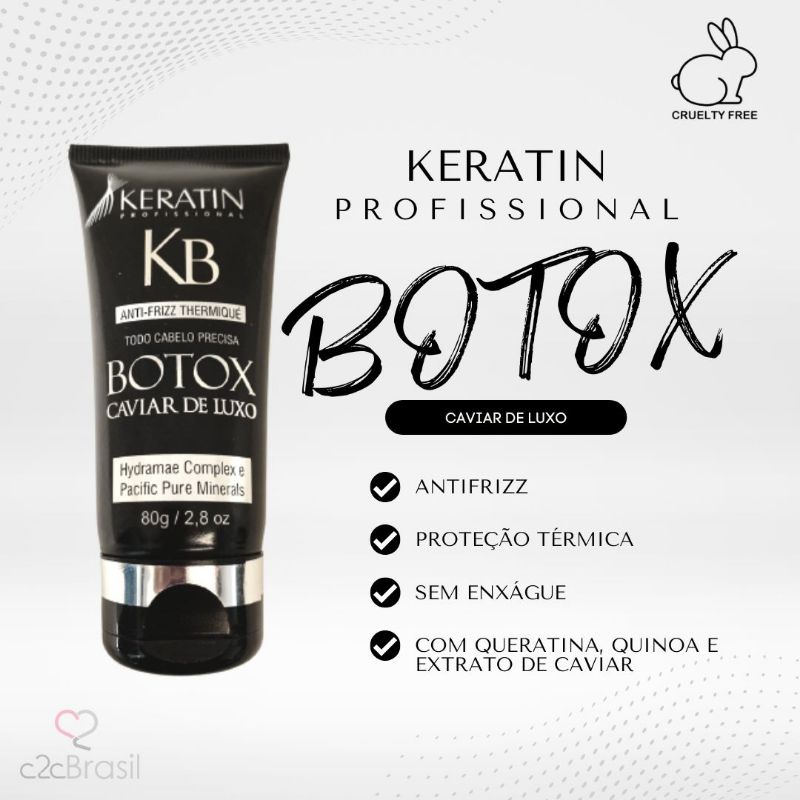 Anti-frizz Thermiqué Botox Caviar Luxo 80g | Shopee Brasil