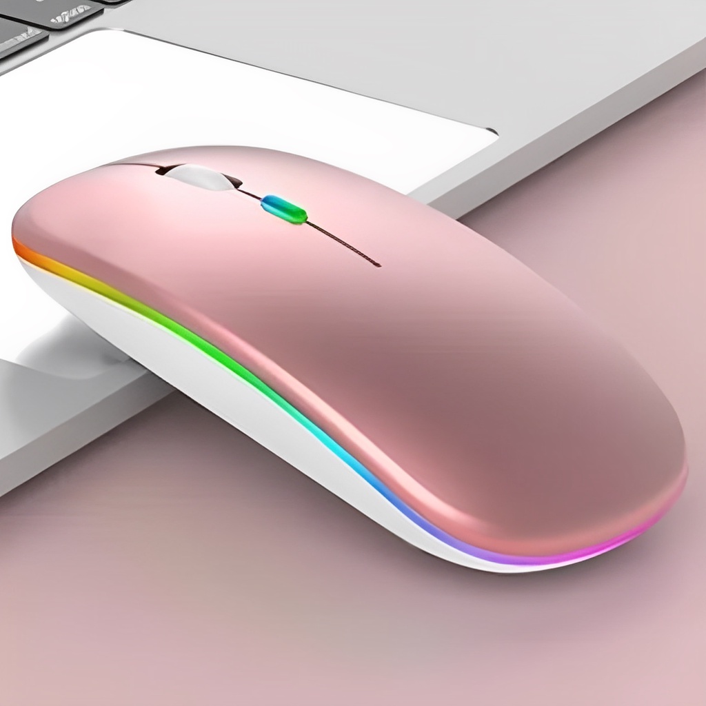 Mouse Bluetooth Wireless Sem Fio 2.4GHz Recaregavel USB Com Clique Silencioso | Shopee Brasil