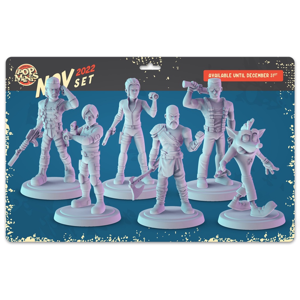 Miniaturas Personagens de Video Games para RPG, Zombicide, D&D (Pop ...