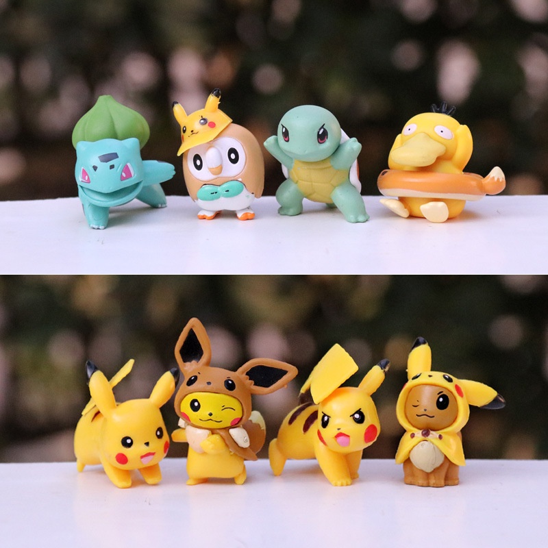 Kit Pokemon Pikachu 8 Pcs | Shopee Brasil