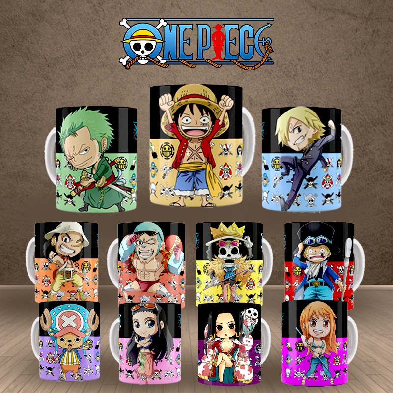 Caneca Personalizada Mugiwaras One Piece - Luffy Zoro Sanji Hancock ...