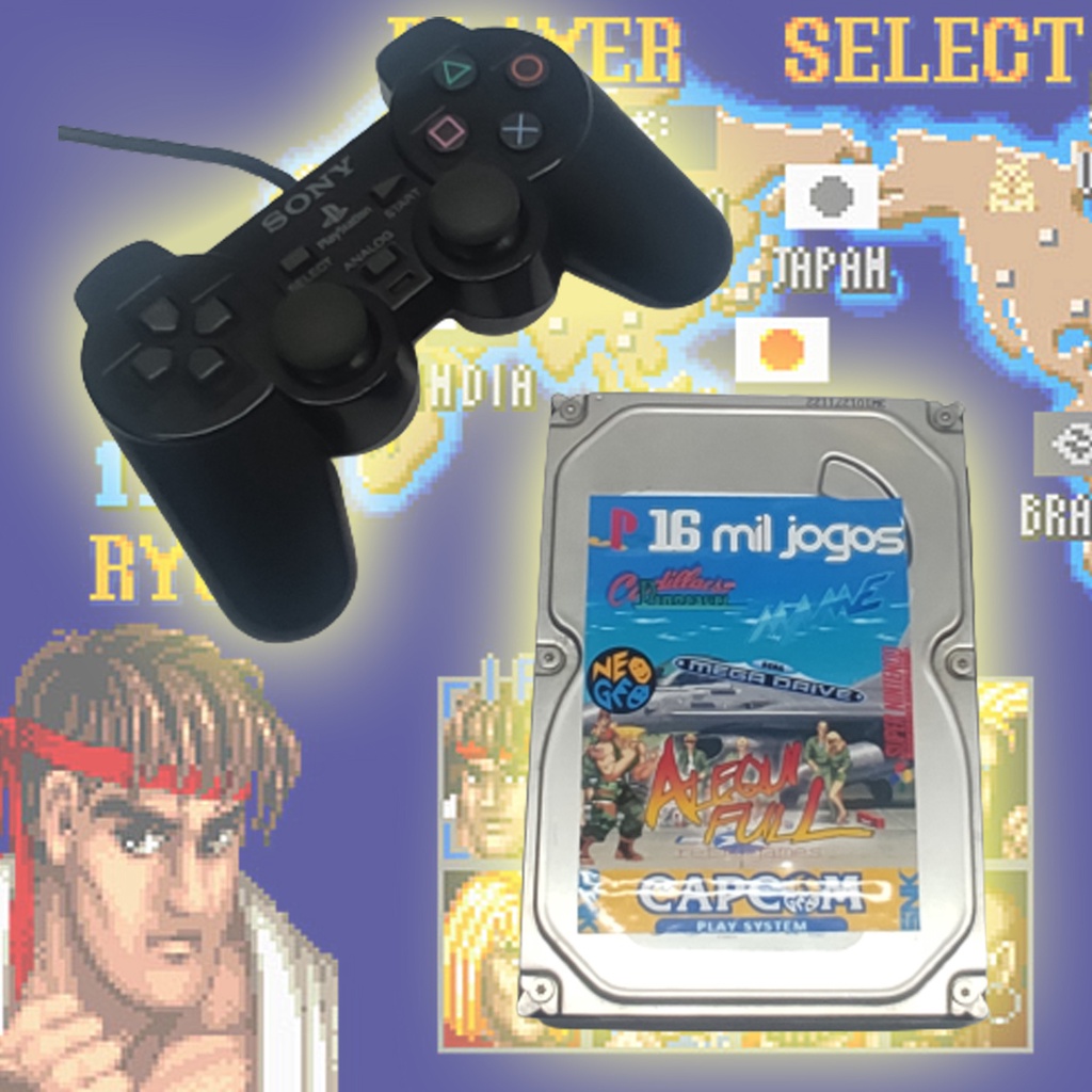 HD Batocera + Controle PS2 | Shopee Brasil