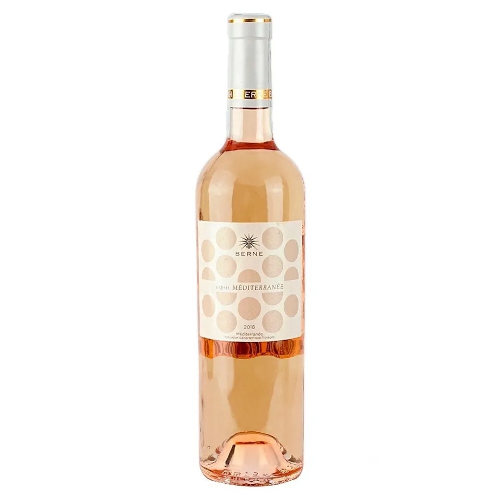 Vinho Rosé Francês Berne Esprit Di Mediterranee IGP - 750ml | Shopee Brasil