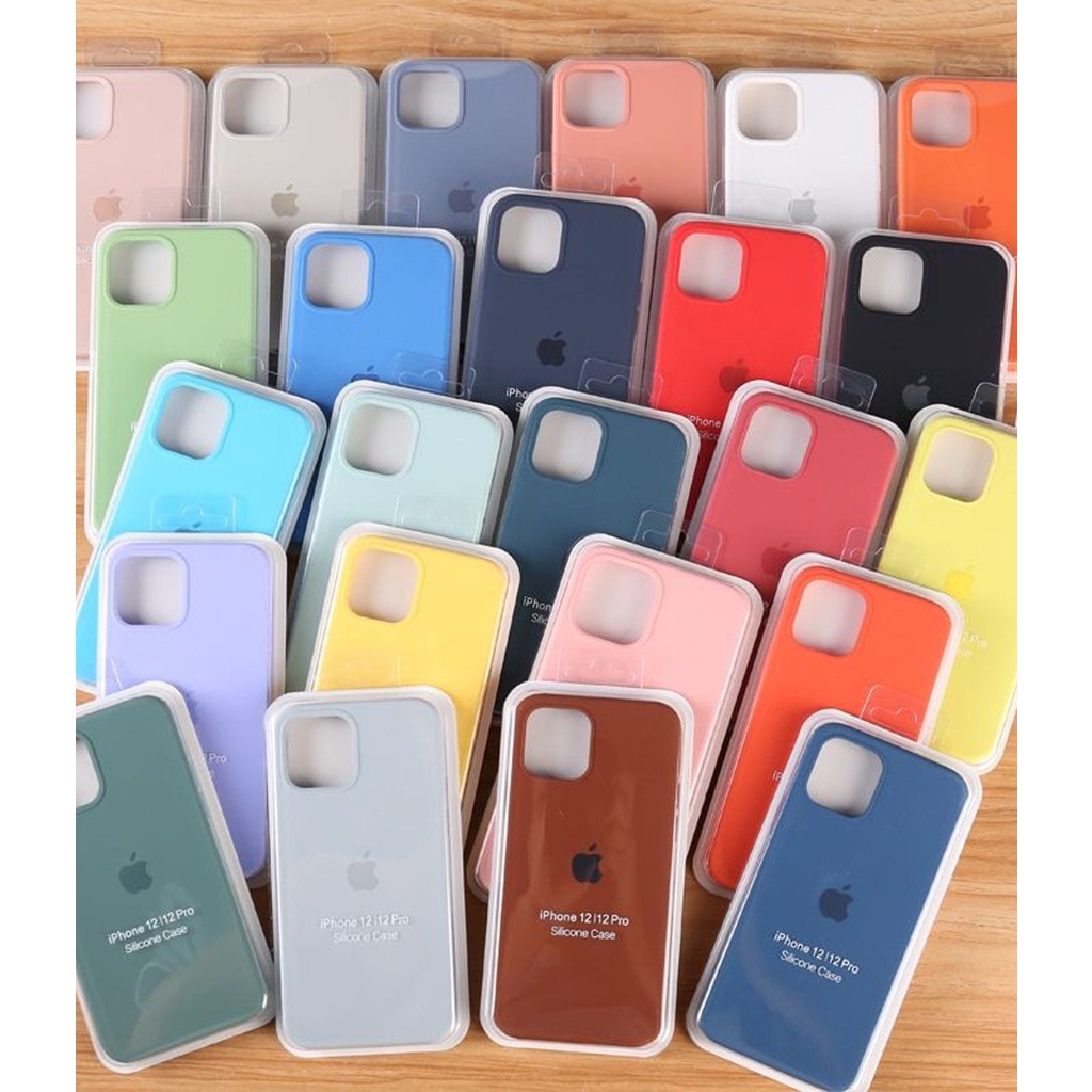 Capa Capinha Silicone IPhone 12 PRO MAX Várias cores, Ótima qualidade ...