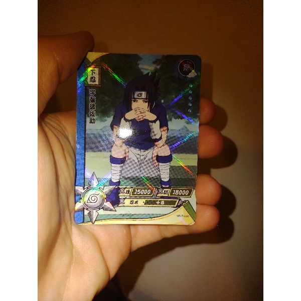 Carta/Figurinha Naruto Oficial Importado NR-R-80 Sasuke | Shopee Brasil