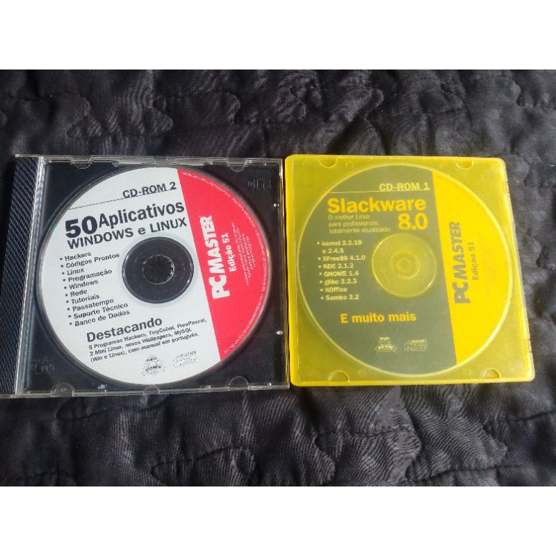 cds originais CD-ROM PcMaster 51 Hackers Windows e Linux Pc | Shopee Brasil