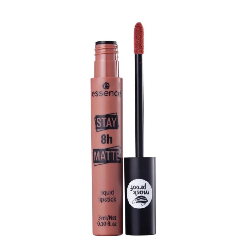 Batom Líquido Matte Essence Stay 8h Matte Liquid Lipstick 02 3ml ...