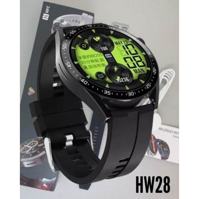Smartwatch HW28 | Shopee Brasil