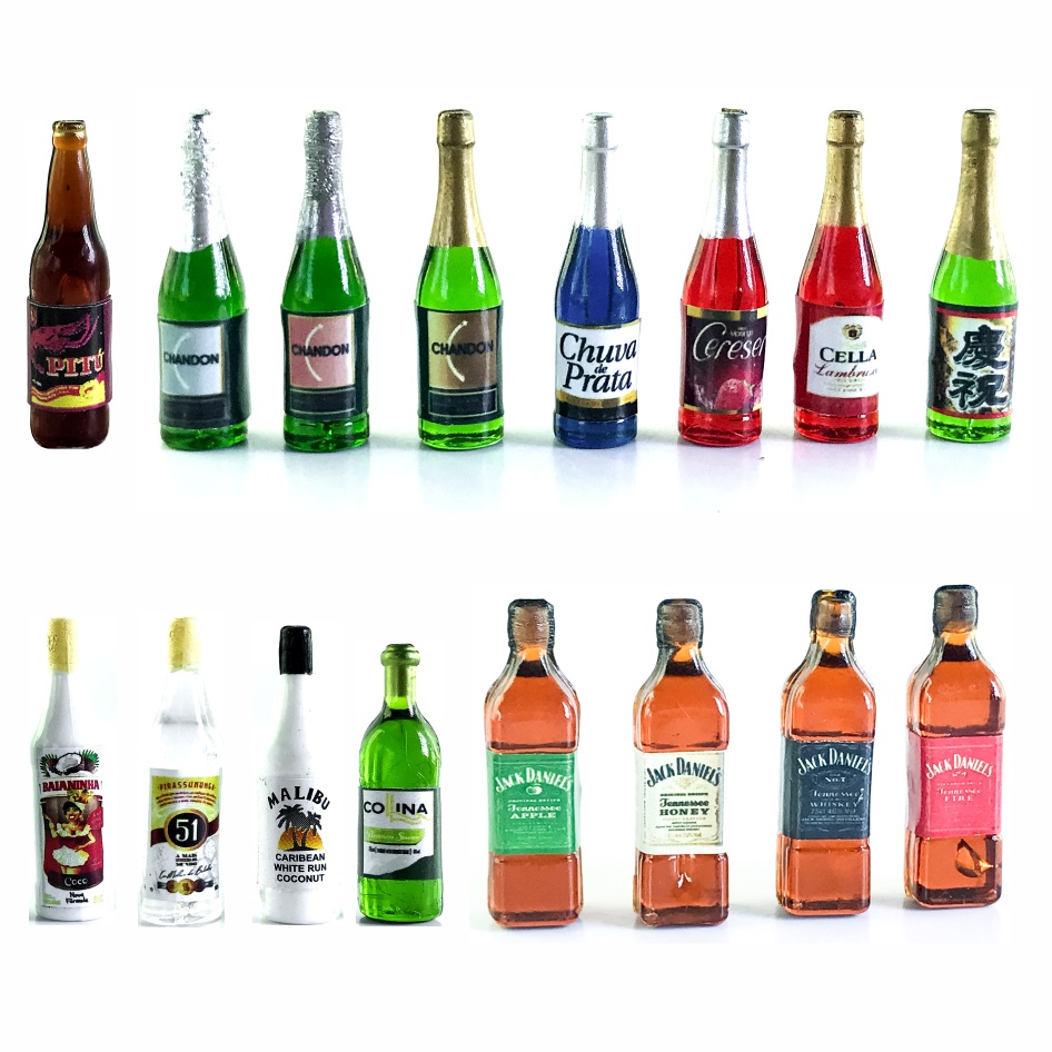 Kit Miniatura coleção KitM7 16 Peças - Não contém líquido | Shopee Brasil